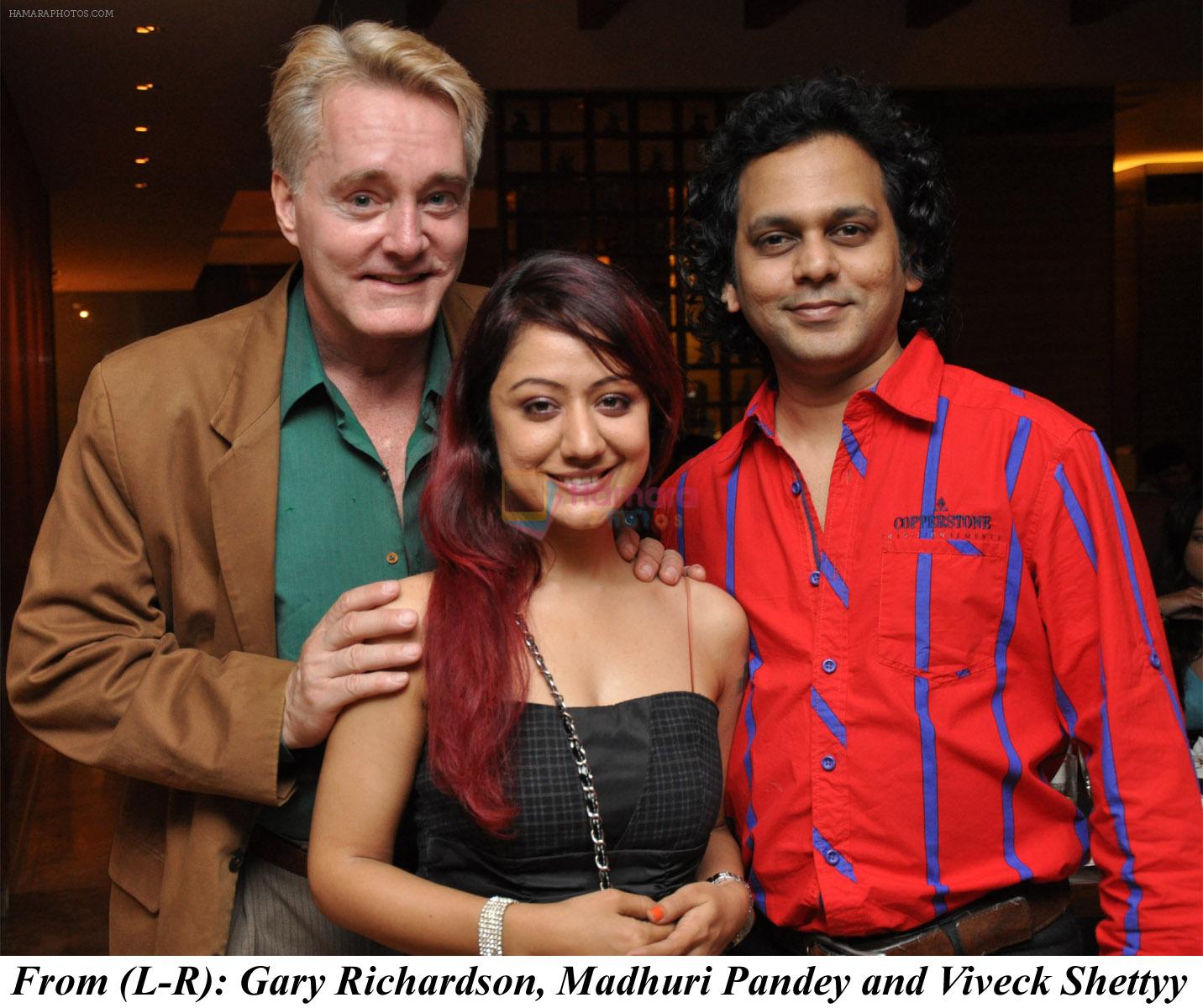 Gary Richardson, Madhuri Pandey and Viveck Shettyy at The International Womans Day Celebrations ...